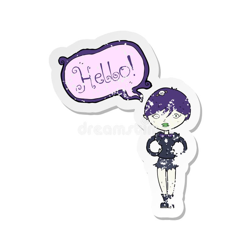 Cartoon Vampire Saying Hello Stock Illustrations – 8 Cartoon Vampire ...