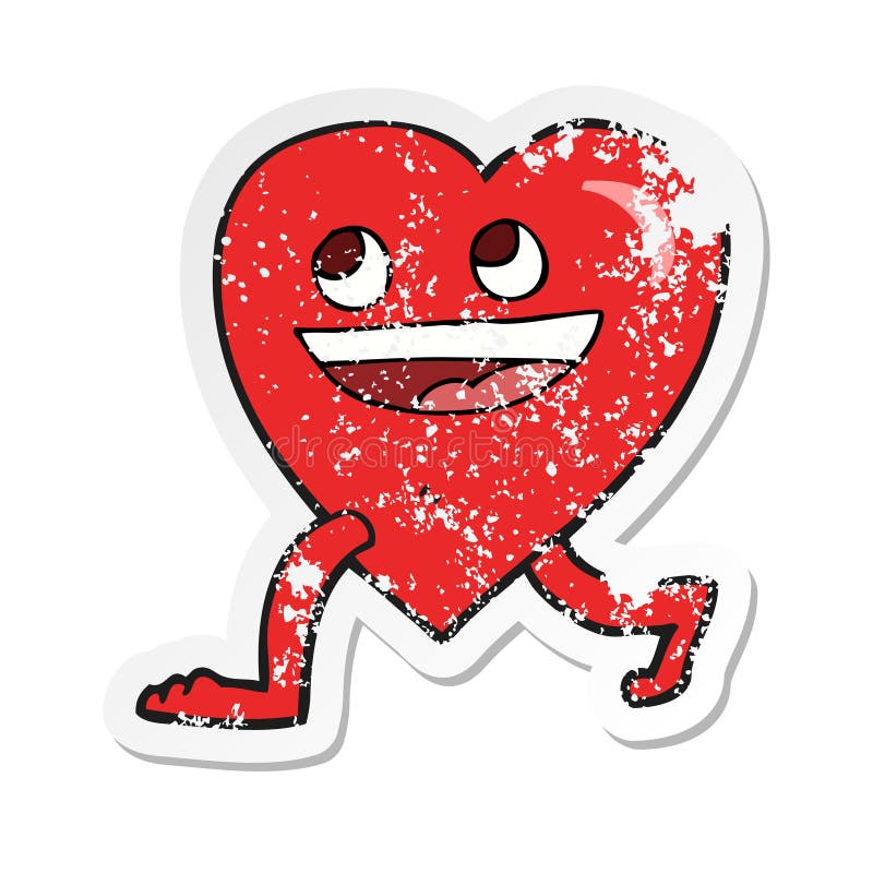 Man Walking His Heart with Leash Stock Vector - Illustration of stroll ...