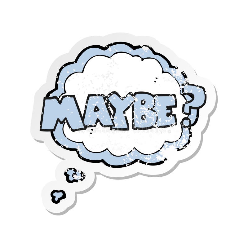 Cartoon Maybe Stock Illustrations – 480 Cartoon Maybe Stock ...
