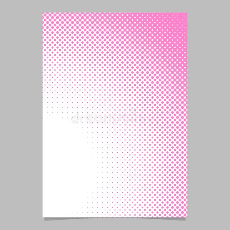 Retro Dot Pattern Background Poster Template Design - Vector Stationery ...