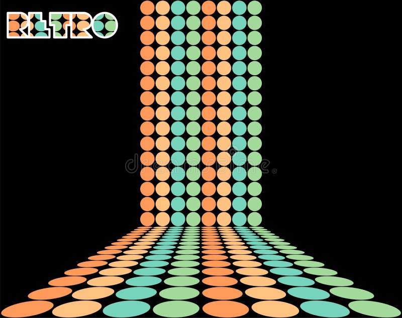 Retro dots stock vector. Illustration of element, curve - 8590936