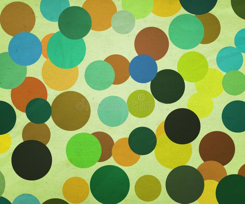Retro Dots Background Illustration Stock Illustration - Illustration of ...