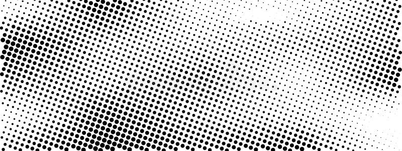 Retro Dotted Background. Halftone Dotes Texture. Black and White Screen ...