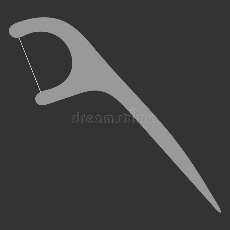 Floss Pick stock vector. Illustration of lifestyle, floss - 145708866