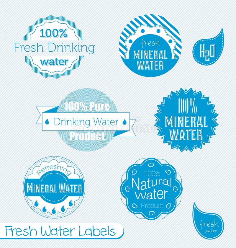 Clean Water Infographic Flat Concept Stock Vector - Illustration of ...