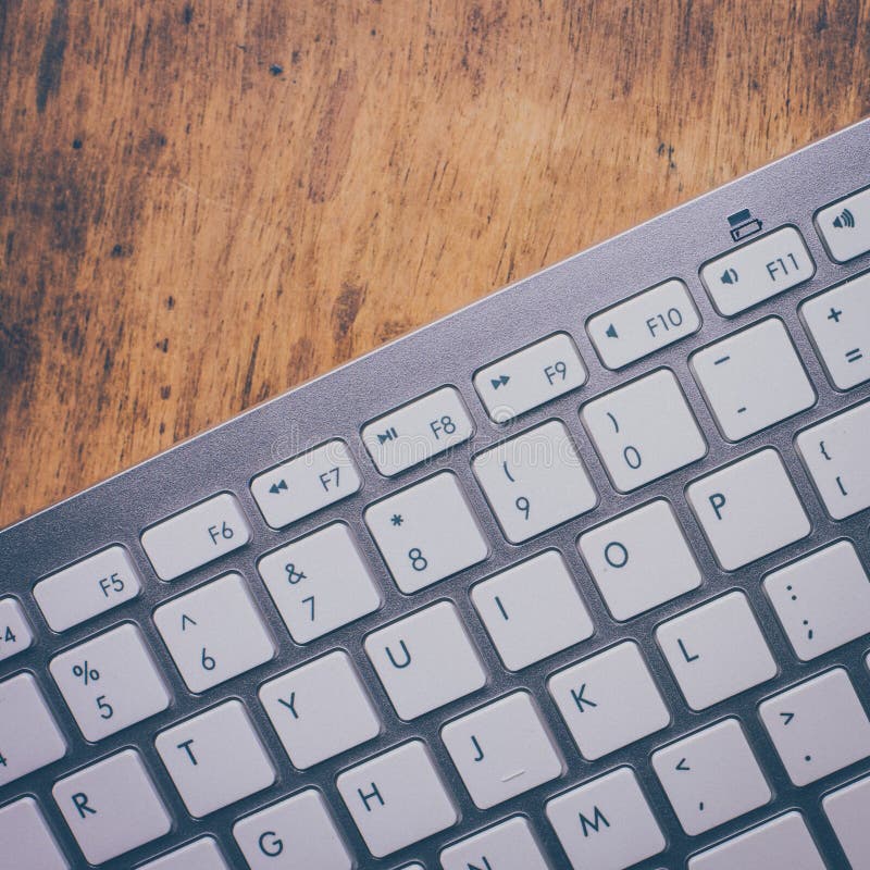 Computer Keyboard - Silver Keyboard Of A Laptop With Button S Isolated ...