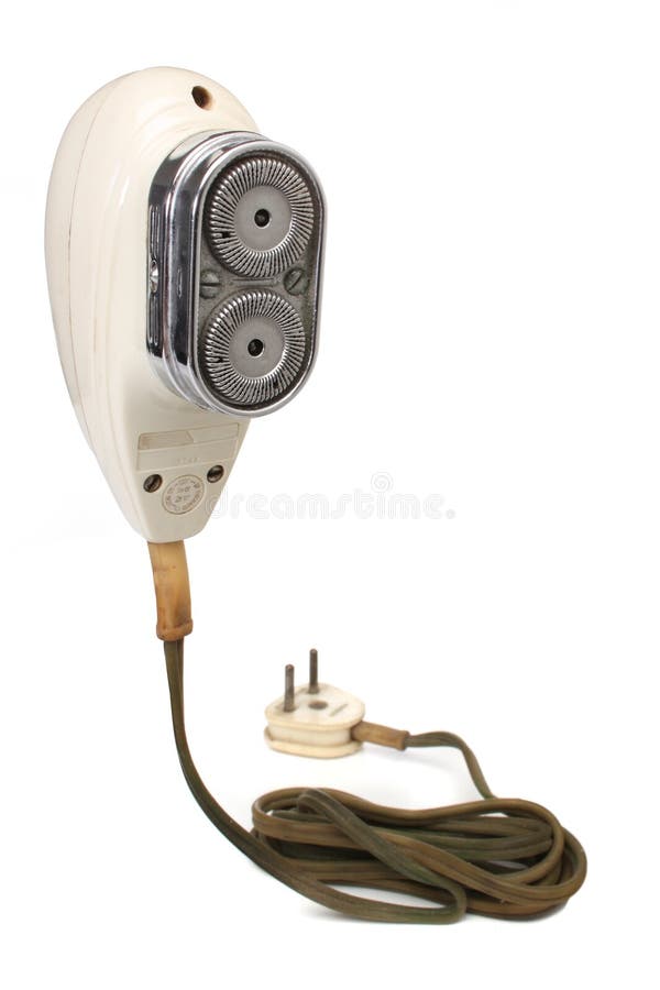 Retro electric razor stock photo. Image of tool, cable - 9414634