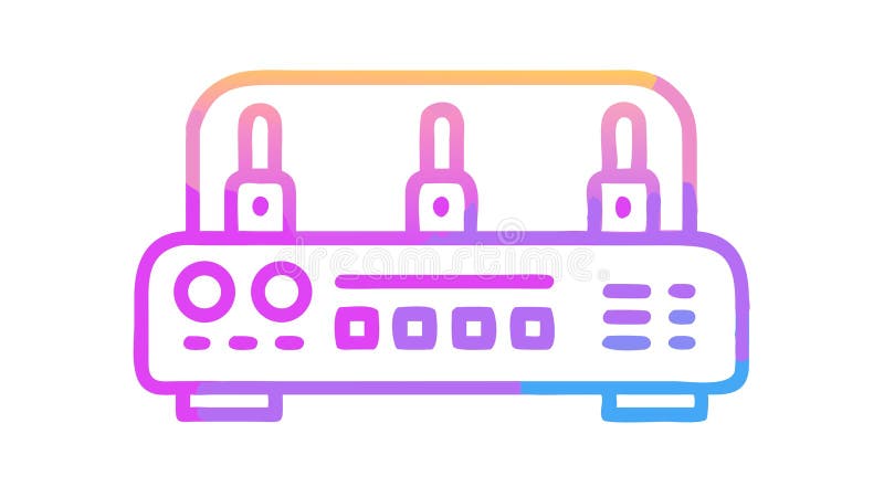 Retro Electronic Device: Vintage Tech Gear, Vector Design Generative AI ...