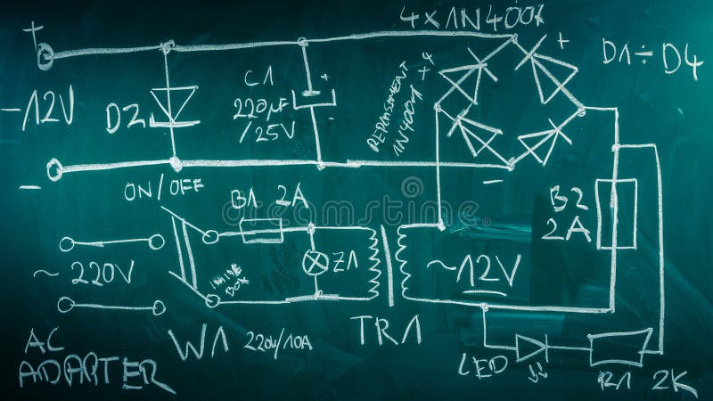 Retro Electronics Components In Physics Lab Stock Image - Image of ...