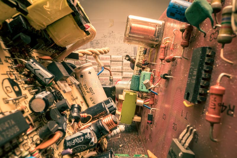 Retro electronics set stock image. Image of sixties - 101079825