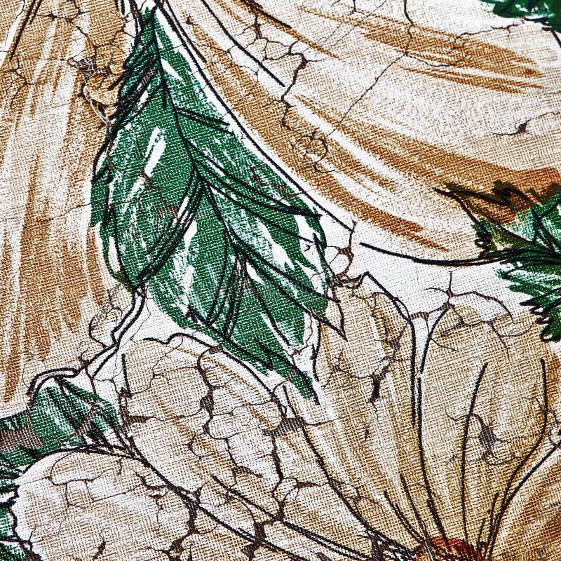 Retro fabric pattern stock image. Image of floral, handmade - 18577851