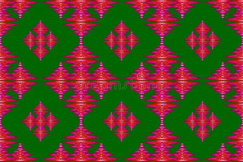 Retro Fabric Pattern, Seamless Geometric Ethnic Fabric Pattern, Magenta ...