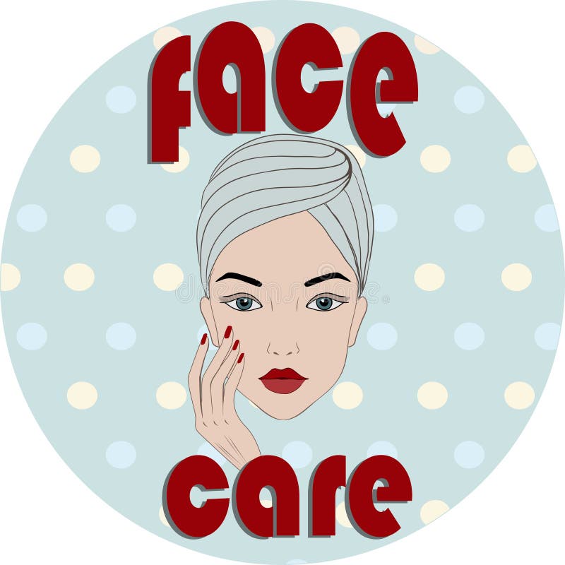 Retro Face Illustration, Modern Art Style, with Paint Strokes and ...