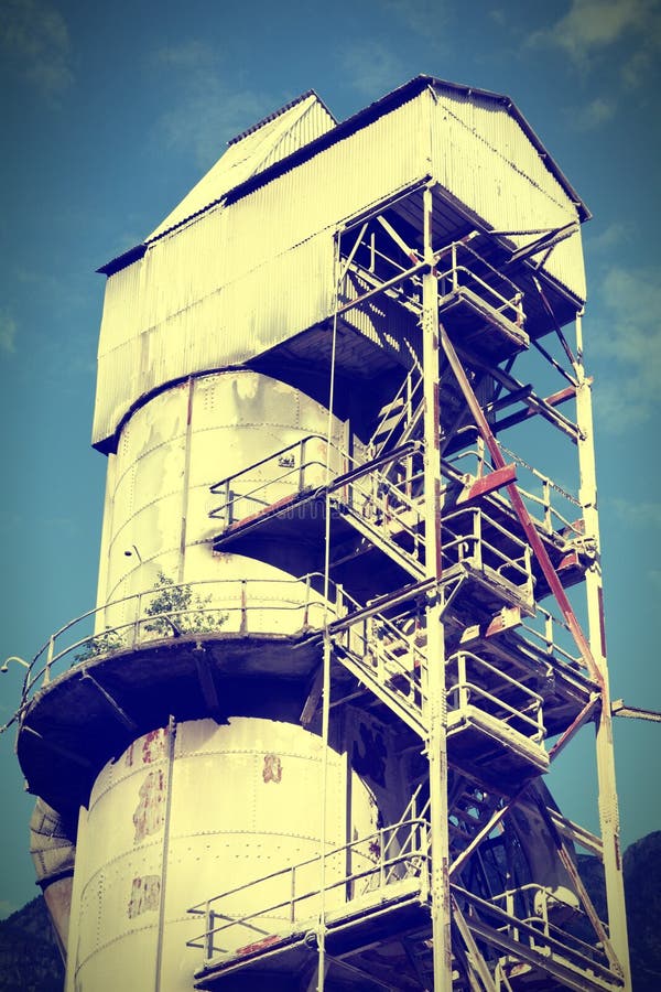 Retro factory stock photo. Image of plant, abandoned - 38438192