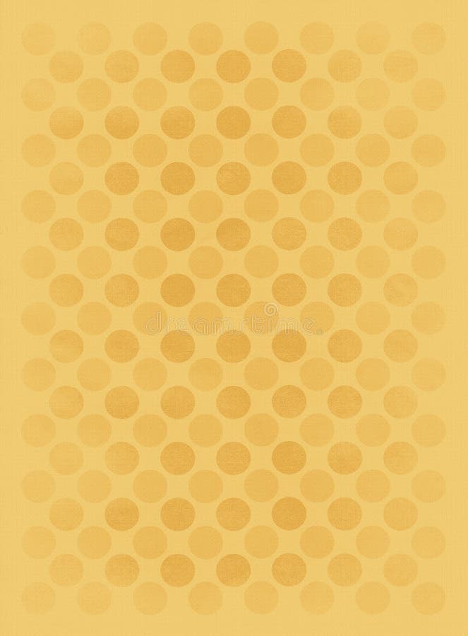 Faded Yellow Circles Pattern Stock Illustration - Illustration of ...