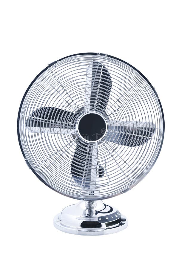 Retro fan isolated stock photo. Image of steel, appliance - 26151102