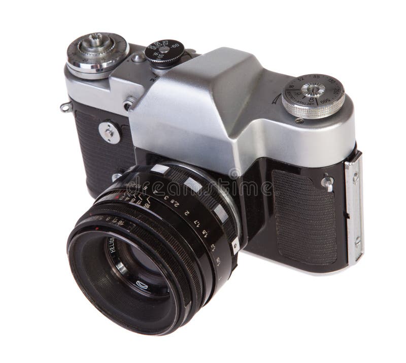 Retro film camera stock image. Image of vintage, fashioned - 42128493