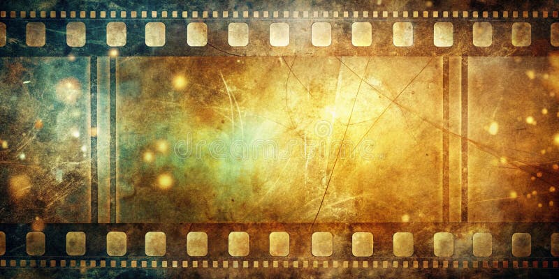 Retro Film Overlay with Scratch and Dust Stock Illustration ...