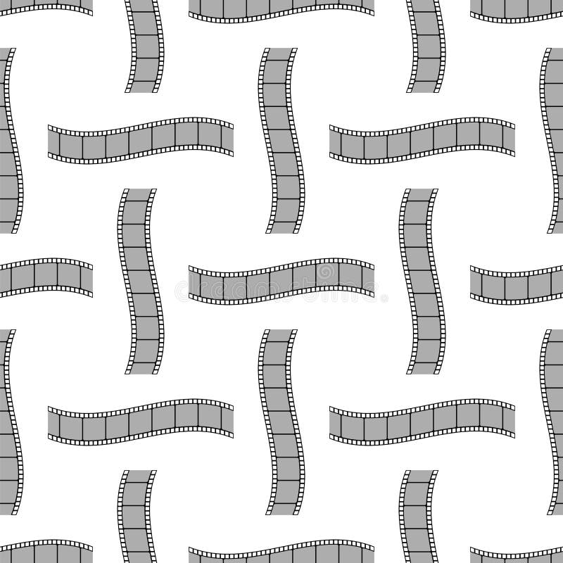 Seamless cinema pattern stock vector. Illustration of entertainment ...