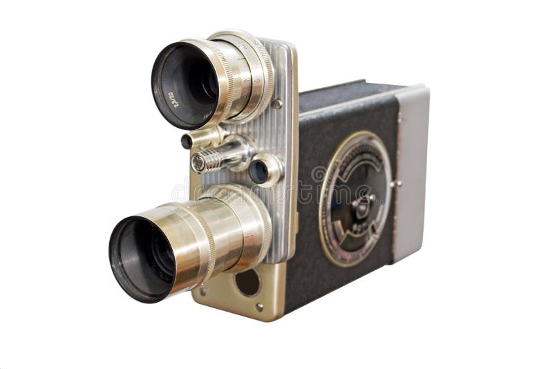 Retro-Film Kamera 8mm 16mm stockfoto. Bild von platz - 17649860