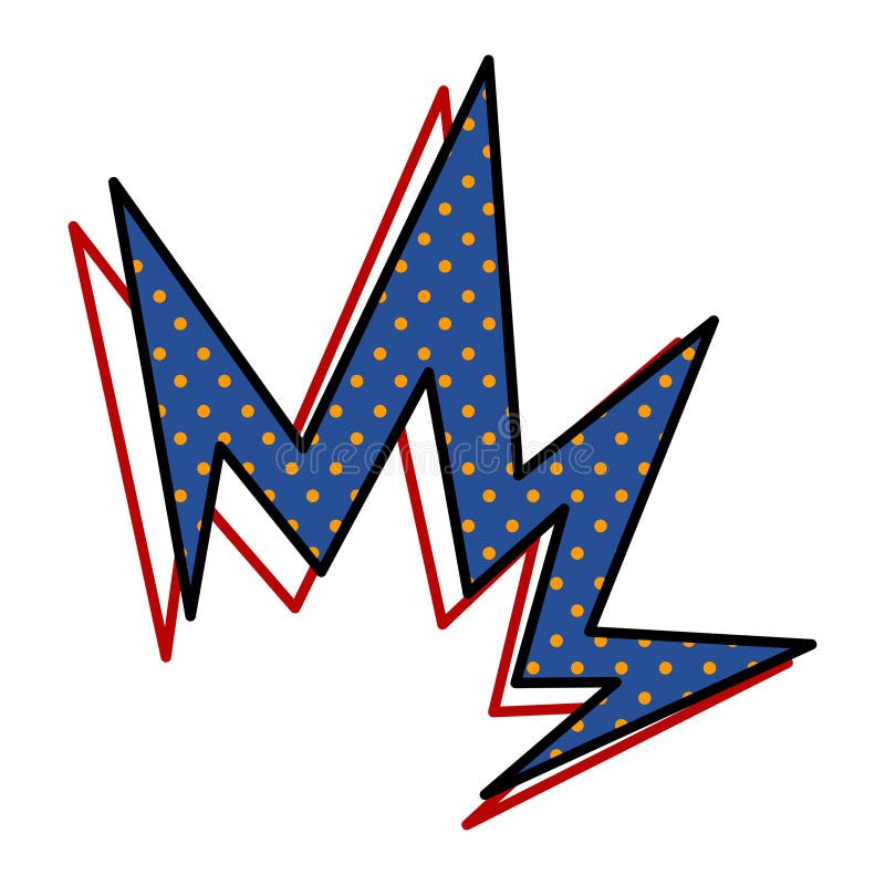 Retro Flash Comic Border stock vector. Illustration of burst - 333001339