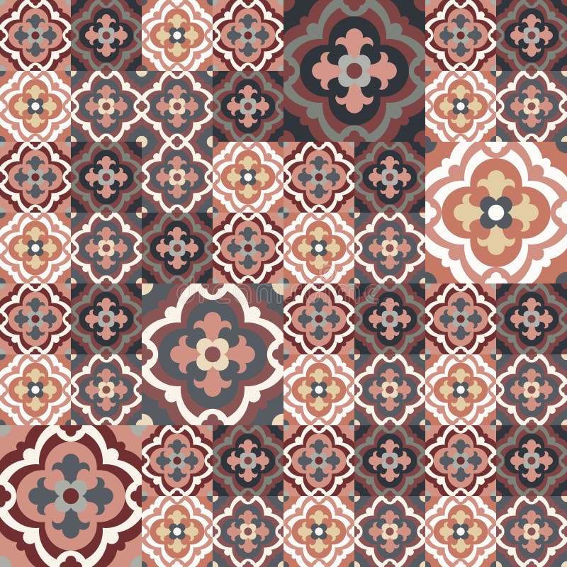 Retro Floor Tiles patern stock vector. Illustration of decorative ...