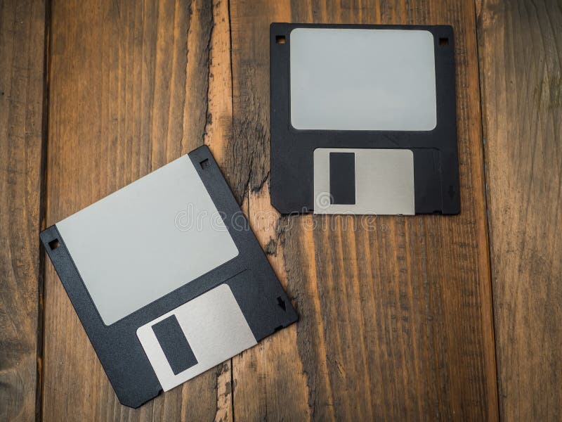 Retro Floppy Disk on Wooden Background Stock Image - Image of graphic ...