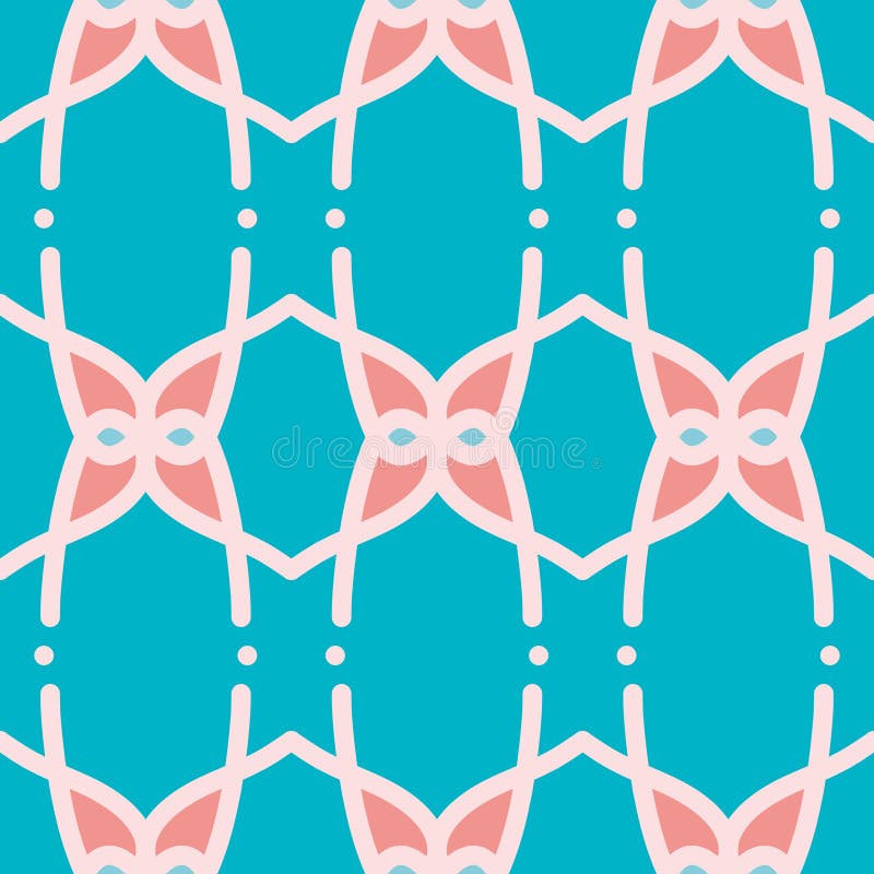 Retro Flower Bands Seamless Vector Pattern Stock Vector - Illustration ...