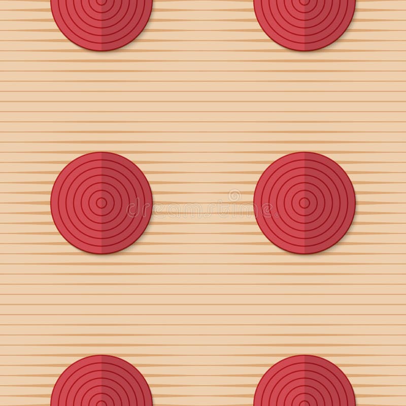 Retro Fold Red Circles on Stripes Stock Vector - Illustration of ...