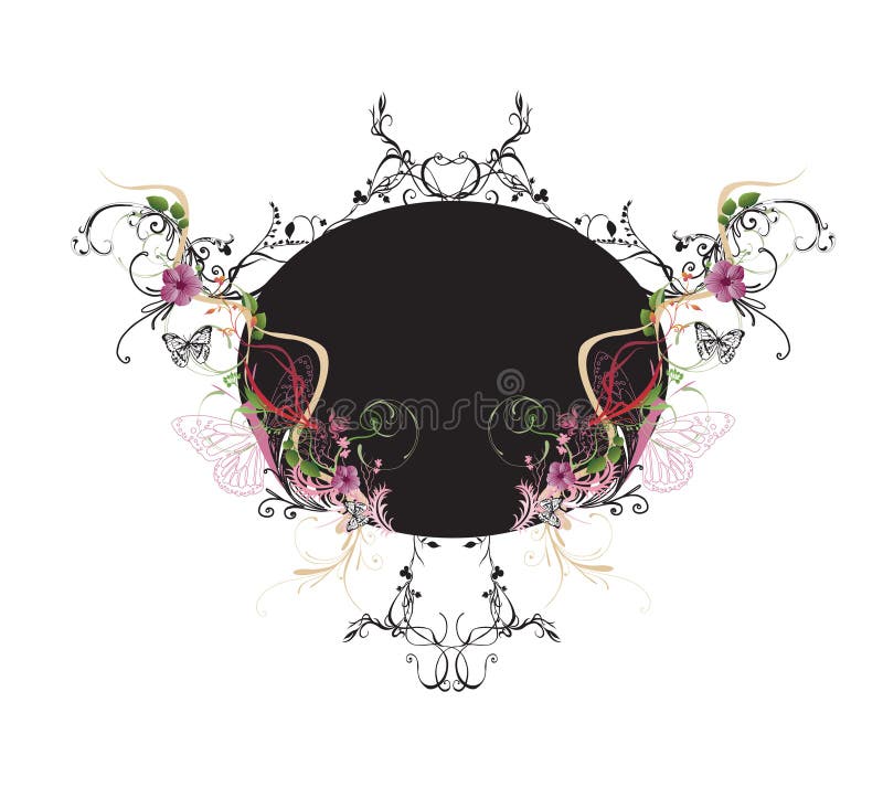 Retro frame stock vector. Illustration of decorative - 10137549