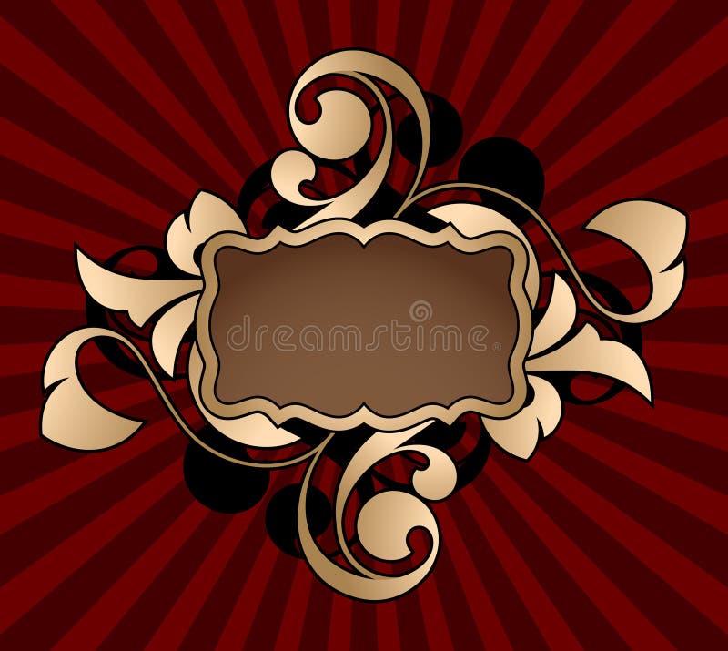 Retro frame stock illustration. Illustration of retro - 10417945