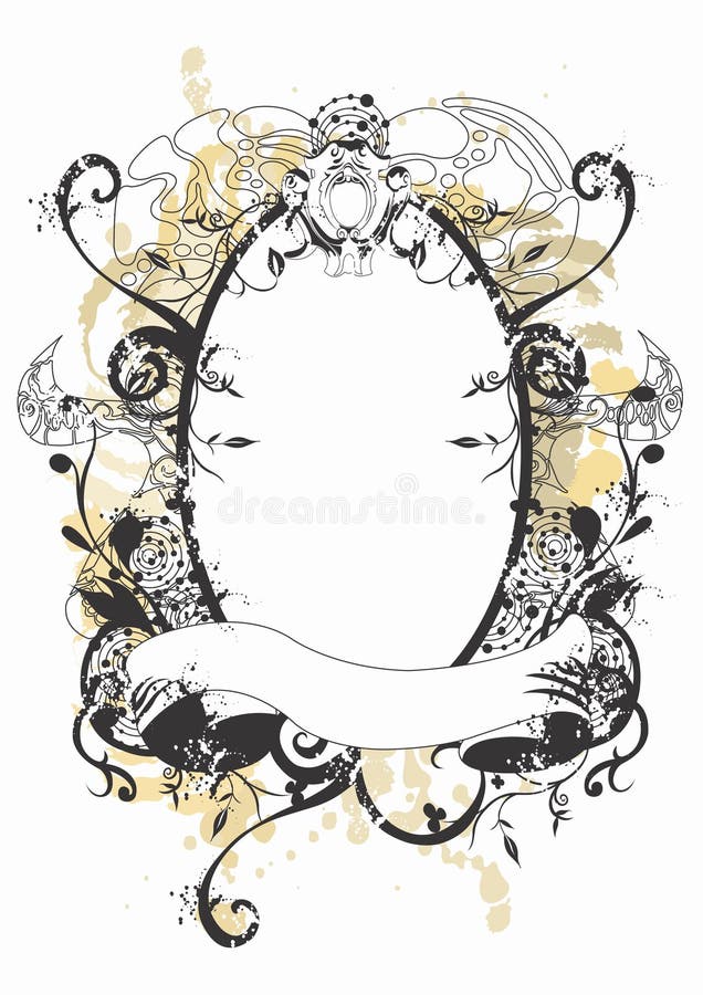 Retro frame stock illustration. Illustration of artistic - 836758