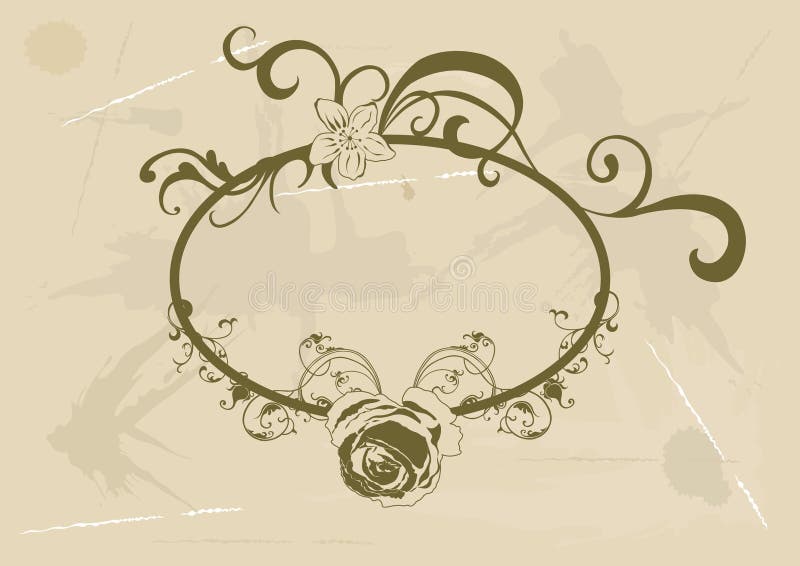 Retro frame stock vector. Illustration of design, graphic - 4907839