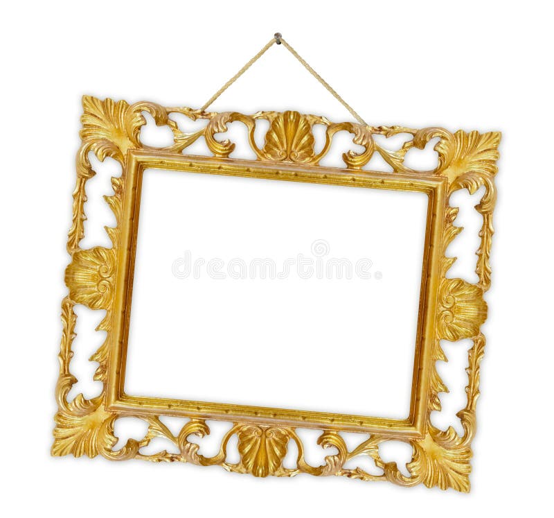Retro frame stock photo. Image of hanging, carving, empty - 64892272