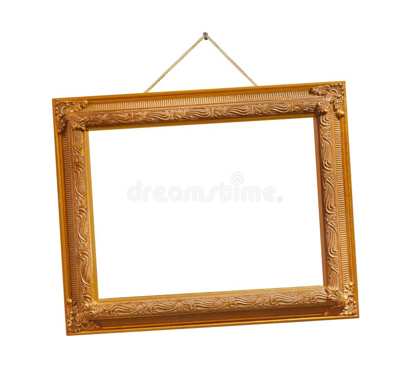 Retro frame on string stock image. Image of blank, antique - 36055069