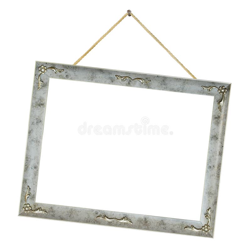 Retro frame on string stock photo. Image of copy, carving - 45254004