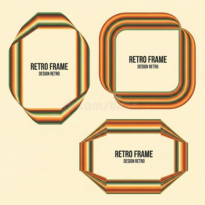 Retro Design Frames Stock Illustrations – 84,506 Retro Design Frames ...