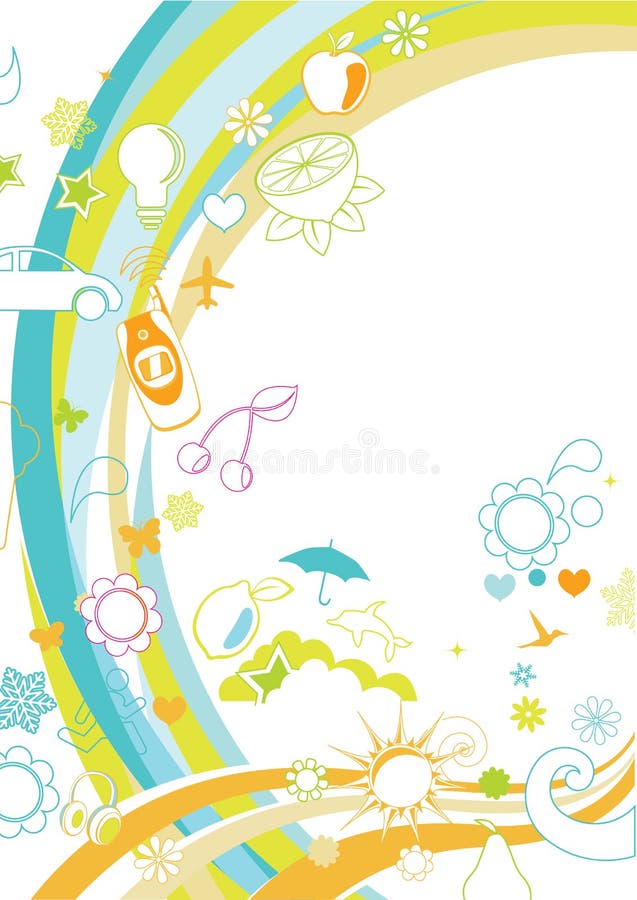 Retro Funky Poster from the 60s Stock Illustration - Illustration of ...