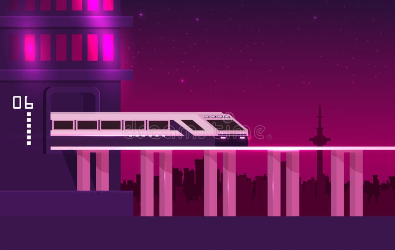 Retro Future Train Stock Illustrations – 433 Retro Future Train Stock ...
