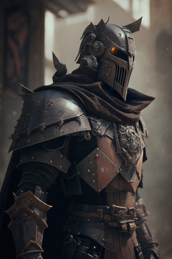Retro Futuristic Armored Vecht Rpg Character Illustration Scifi Concept ... Retro Futuristic Armored Vecht Rpg Character Illustration Scifi Concept ...
