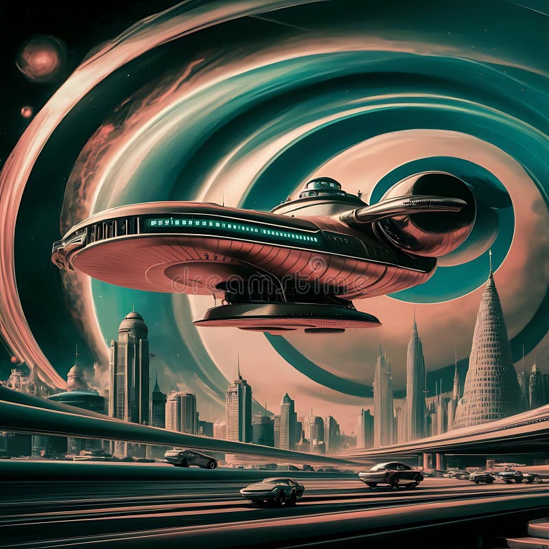 Retro Futuristic Elements,Retro Futuristic Background,Retro Futuristic ...