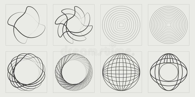 Retro Futuristic Elements for Design. Large Set of Retro Objects for ...