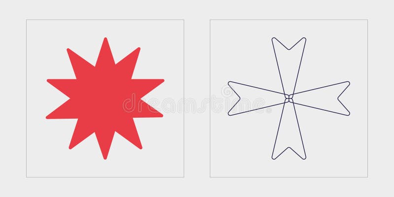 Retro Futuristic Elements for Design. Large Set of Retro Objects for ...