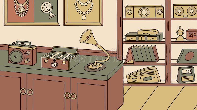 Retro Game Console Set, Vintage Gaming Illustration Vector Design ...