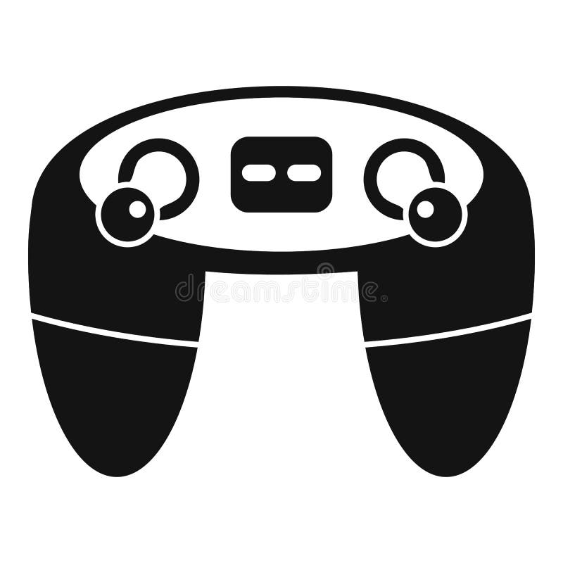 Retro Game Controller Icon, Simple Style Stock Vector - Illustration of ...