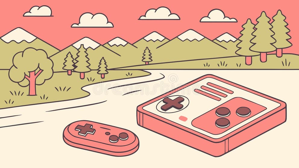 Game Design Nature Landscape Stock Illustrations – 48,177 Game Design ...