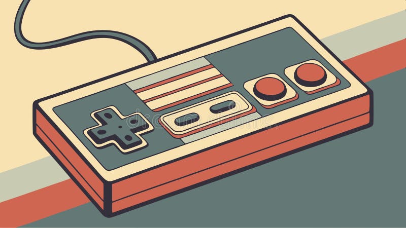 Retro Game Controller, Representing Vintage Gaming and Nostalgic Play ...