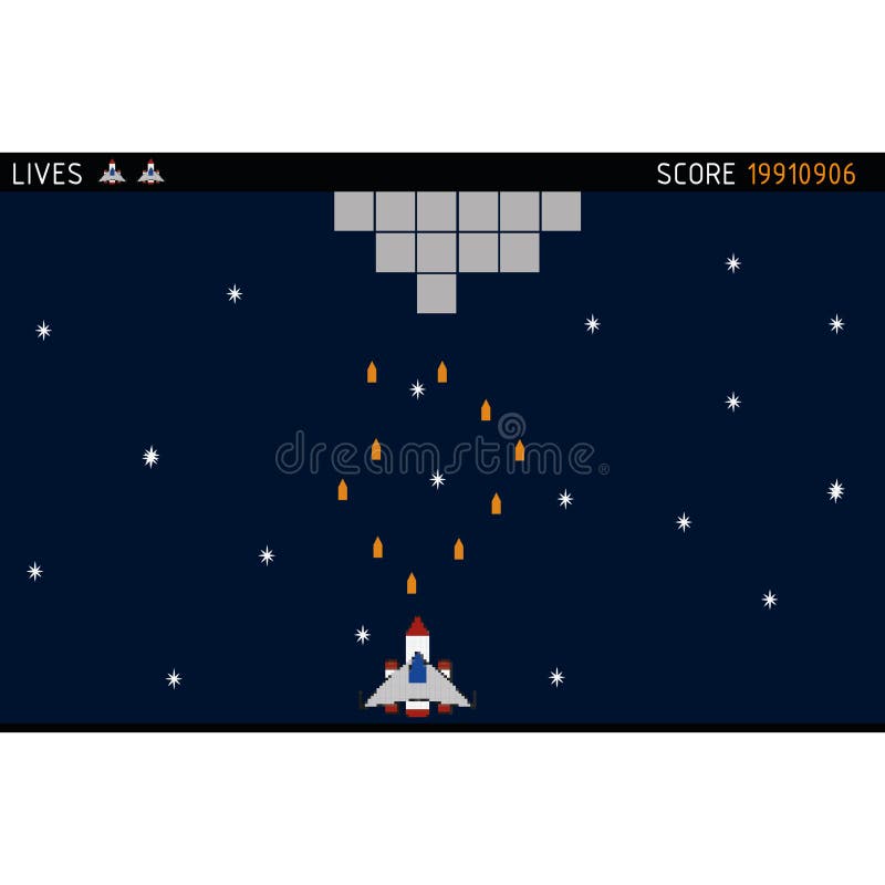 Retro game design stock vector. Illustration of icon - 109834716