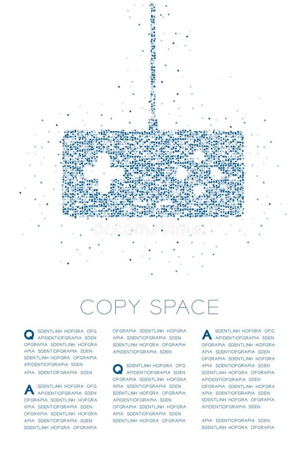 Retro Gamepad or Joypad Shape Particle Geometric Square Box Pixel ...