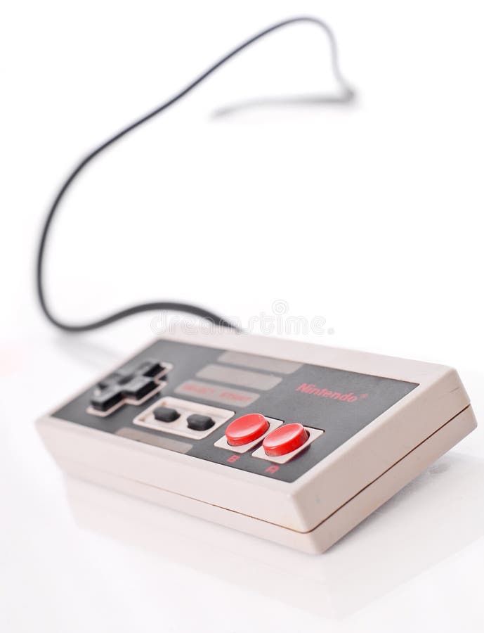 Retro Video Game Console stock image. Image of video, videogame - 9125151